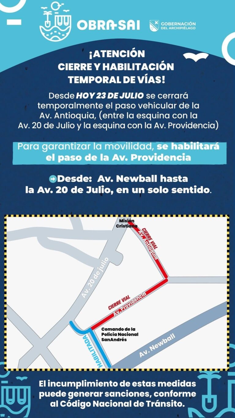 Teleislas News- Cambios viales: anuncian cierre temporal de la avenida ...